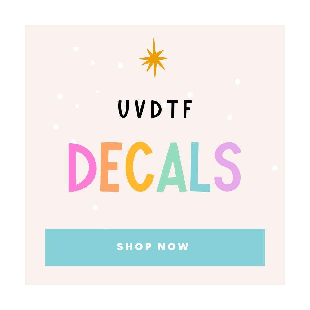 UV DTF Wraps + Decals – Parker + Rae